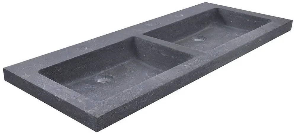 Fontana Freestone badkamermeubel beach eiken 120cm met natuurstenen ...