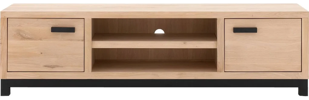 Goossens Tv Meubel Sans, 2 deuren 1 open vak 180 cm breed | BIANO