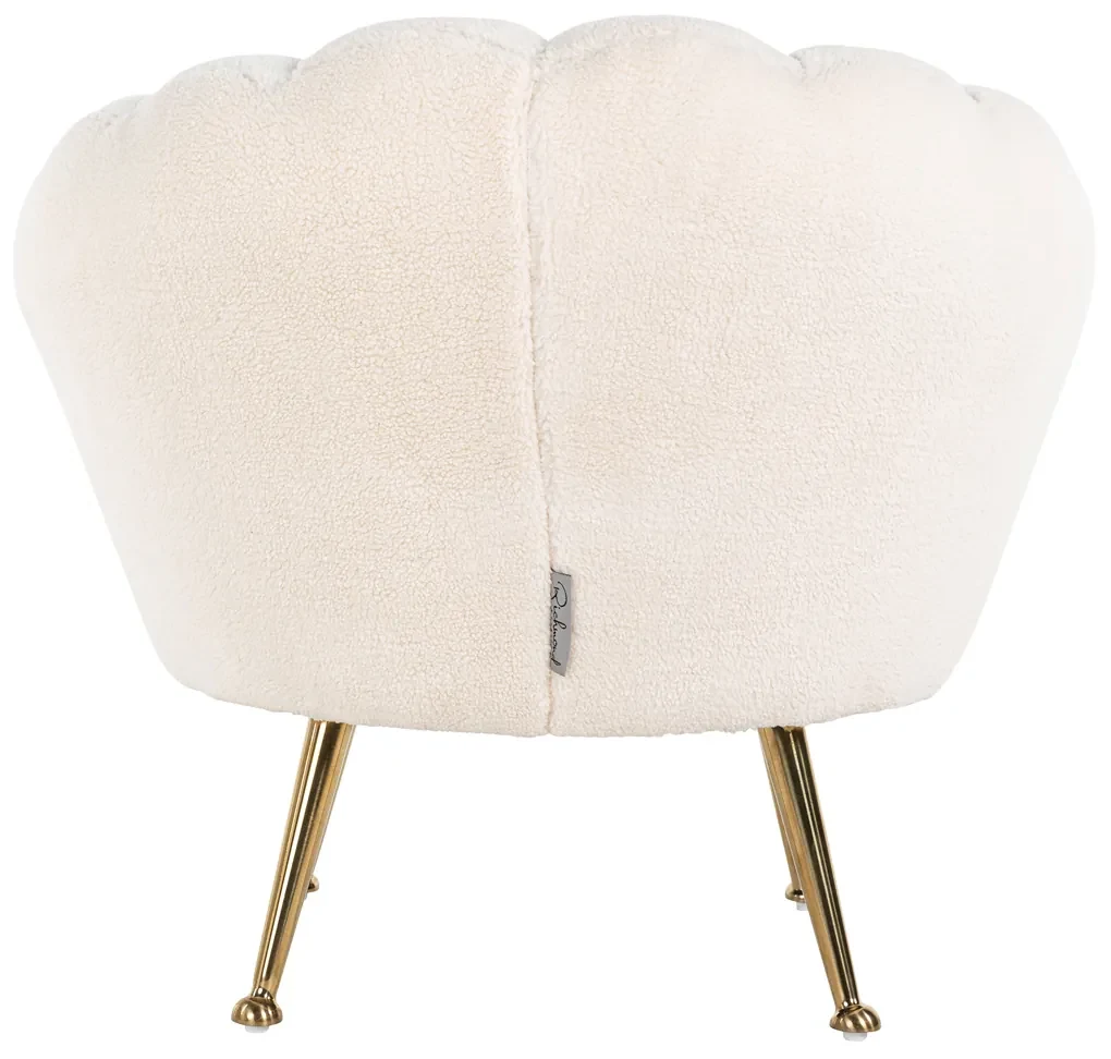 Richmond Interiors Charly Kinderfauteuil Teddy Stof Wit | BIANO