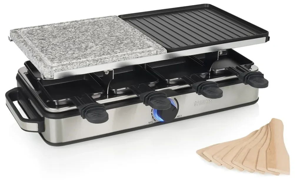 Princess Gourmetstel Deluxe raclette en steengrill 8-persoons 1400 W ...