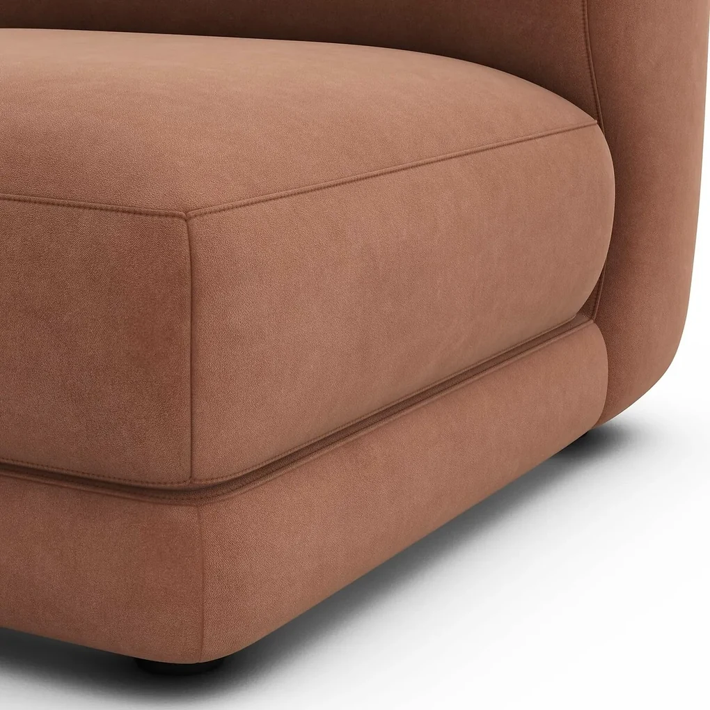 Modulaire zetel in fluweel, Sister design E.Gallina | BIANO