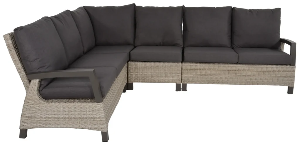 Lesli Living Hoek Loungeset - Prato Mountain - Aluminium/Wicker - Lesli Living | BIANO