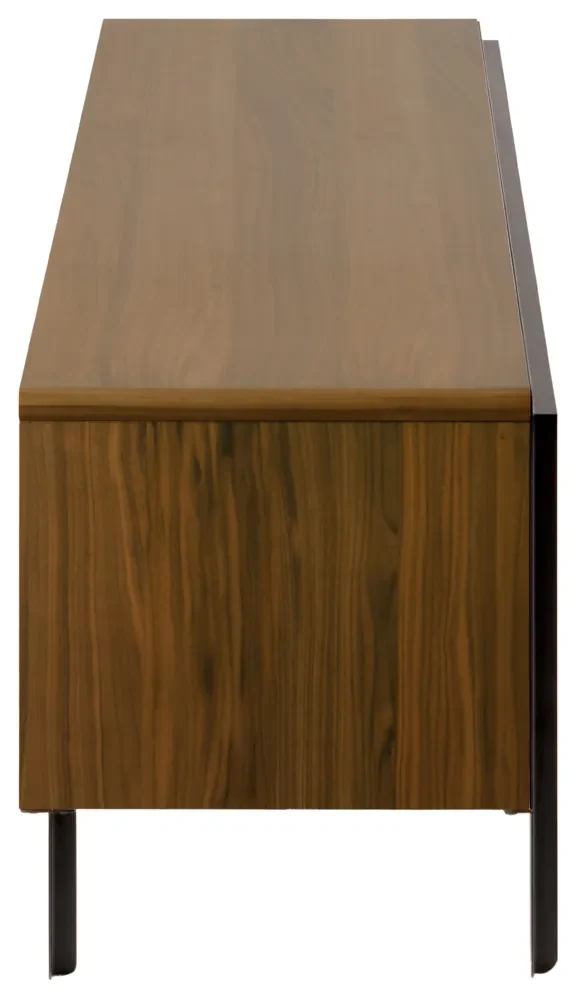 Kave Home Nadyria Tv-meubel Retro Walnoot - 180x43x50cm. | BIANO