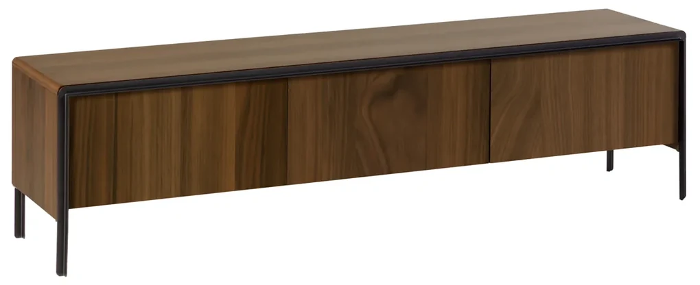 Kave Home Nadyria Tv-meubel Retro Walnoot - 180x43x50cm. | BIANO