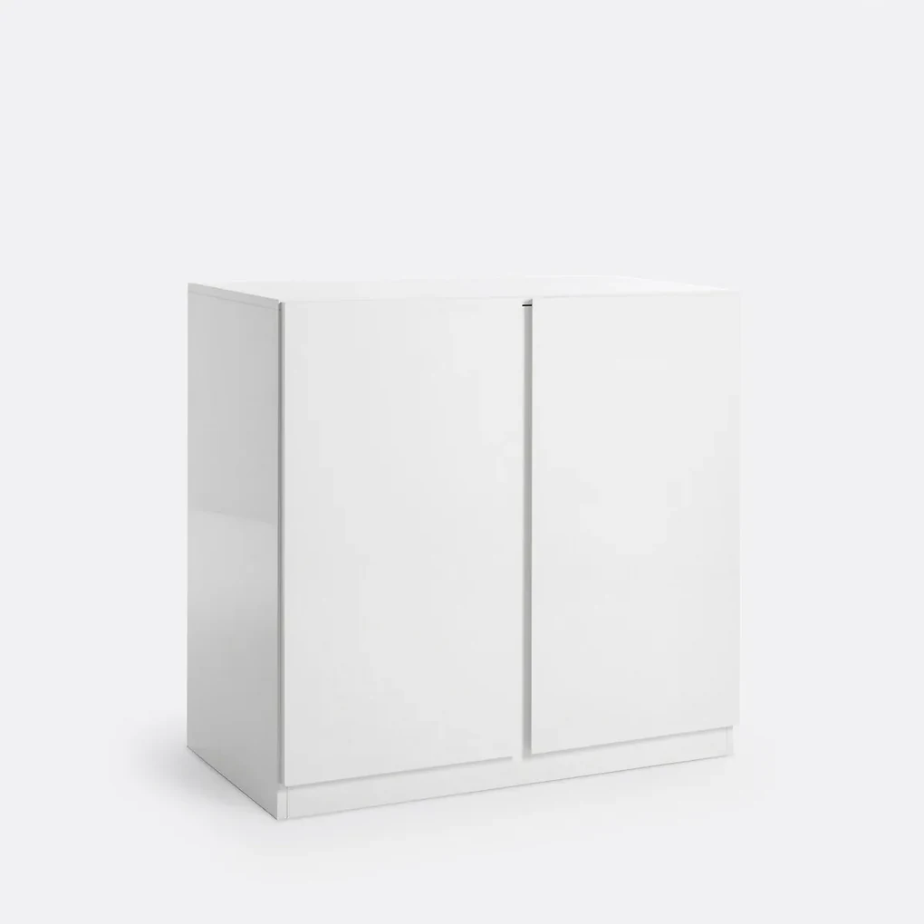 Lage kast met 2 deuren, hangkast, LEO | BIANO