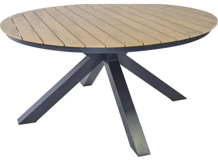 Lesli Living Ronde Tuintafel - Arezzo - Polywood - Ø 120 cm - Lesli ...