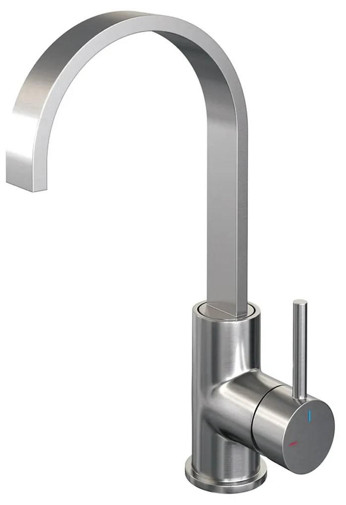 Brauer Brushed Edition ColdStart wastafelkraan hoog met draaibare ...