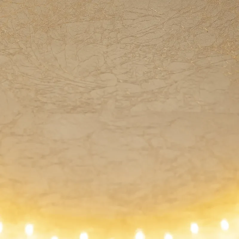 Art Deco plafondlamp goud/messing 50 cm incl. LED - Belle Art Deco rond ...