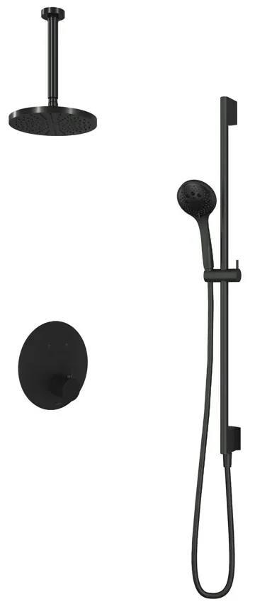 Hotbath Cobber IBS22CR inbouwdouche met 3s handdouche, 30cm plafondbuis ...