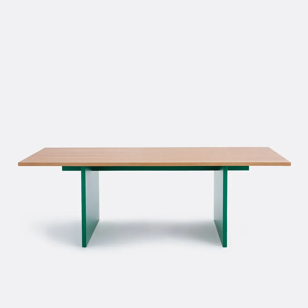 Eettafel, rechthoekig, eikenfineer, 8 couverts, Deling | BIANO