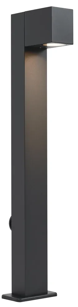 Moderne staande buitenlamp zwart 65cm met stopcontact IP44 - Baleno | BIANO