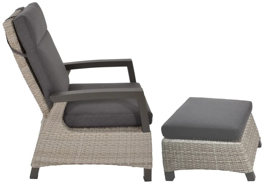Lesli Living Lounge Tuinstoel - Prato Mountain - Aluminium/Wicker ...