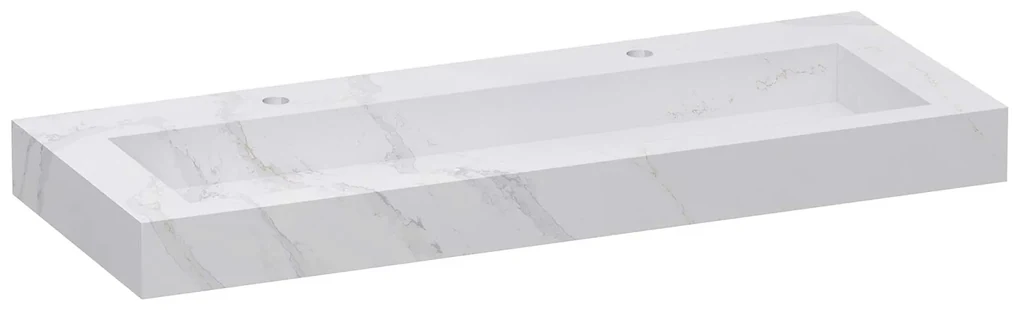 Sanituba Nature badmeubel 120cm viking shield met wastafel Artificial ...