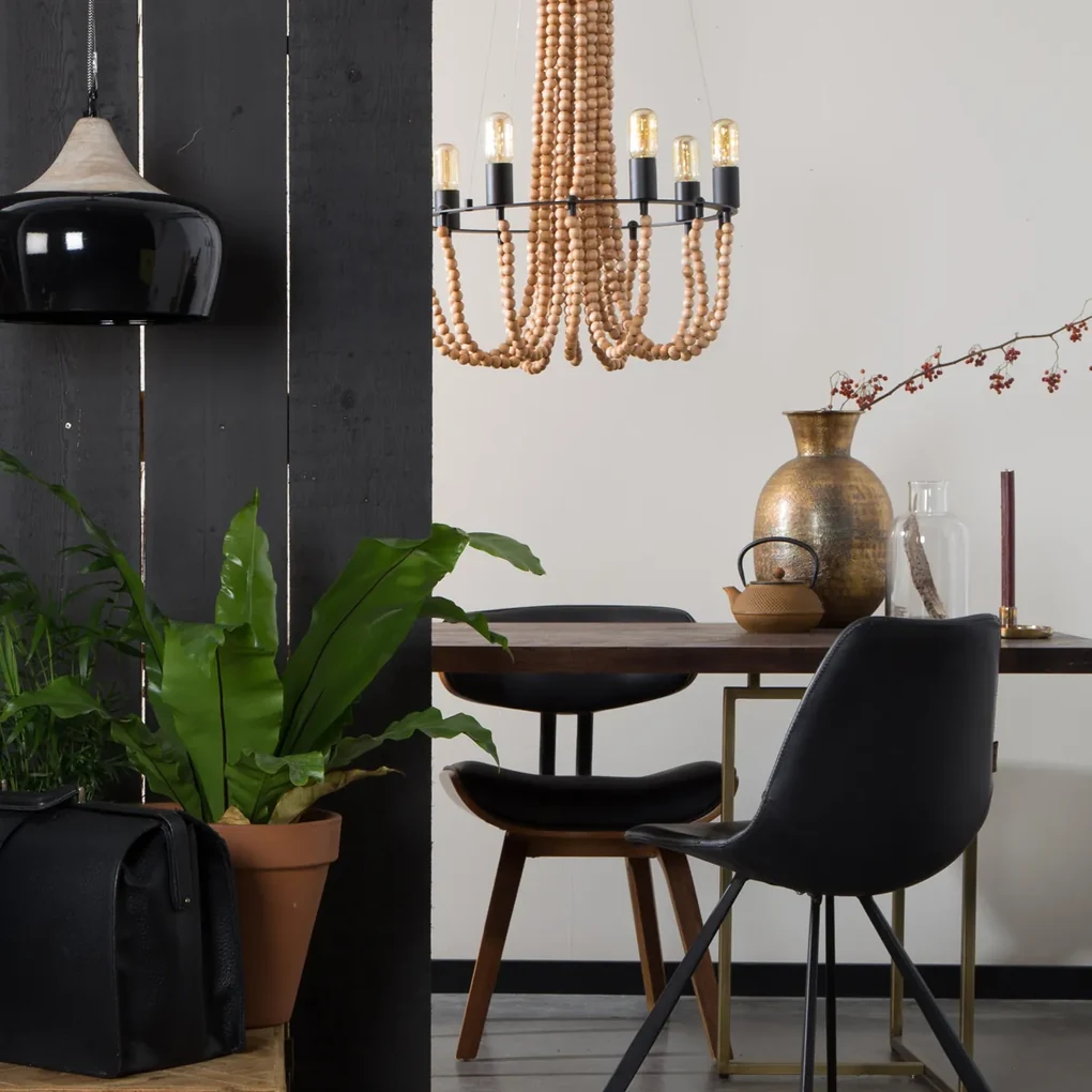 Dutchbone Class Visgraat Eettafel Donker Hout 180 X 90 Cm - 180 X 90cm ...