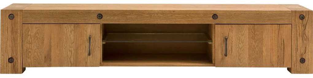 Goossens Tv Meubel Houston, 2 deuren 2 laden 40 cm diep | BIANO