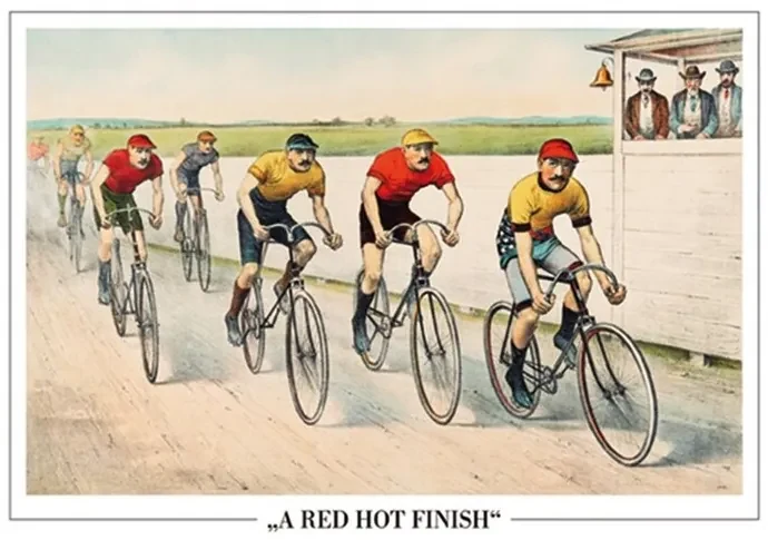 Poster John Cameron - Wheelman In A Red Hot Finish | BIANO