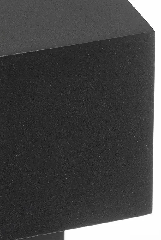 Industriële staande buitenlamp zwart 35 cm IP44 - Baleno Modern ...