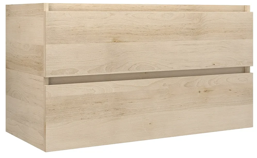 Fontana badkamermeubel 100cm beach eiken met Plieger Kansas wastafel ...