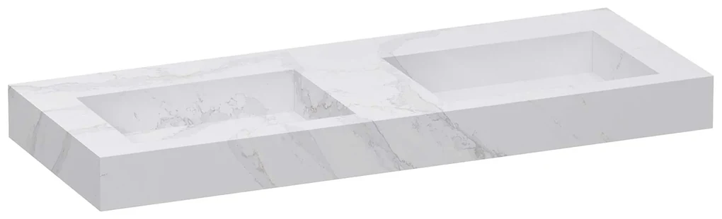 Sanituba Nature badmeubel 120cm sahara met wastafel Artificial Marble ...