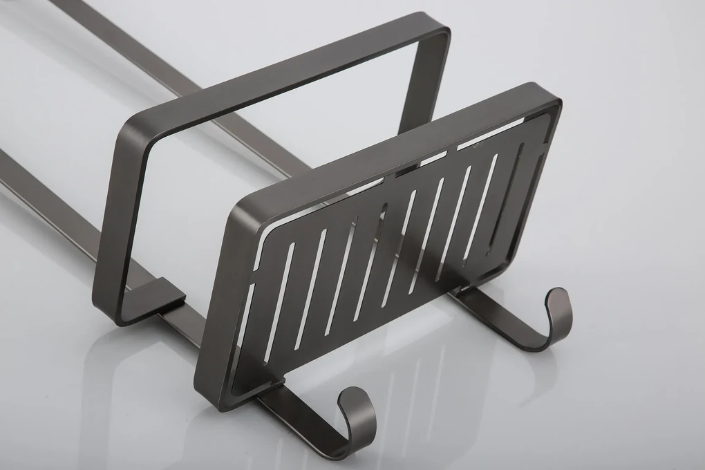 Saniclear Iron doucherek hangend 52cm verouderd ijzer - gunmetal | BIANO