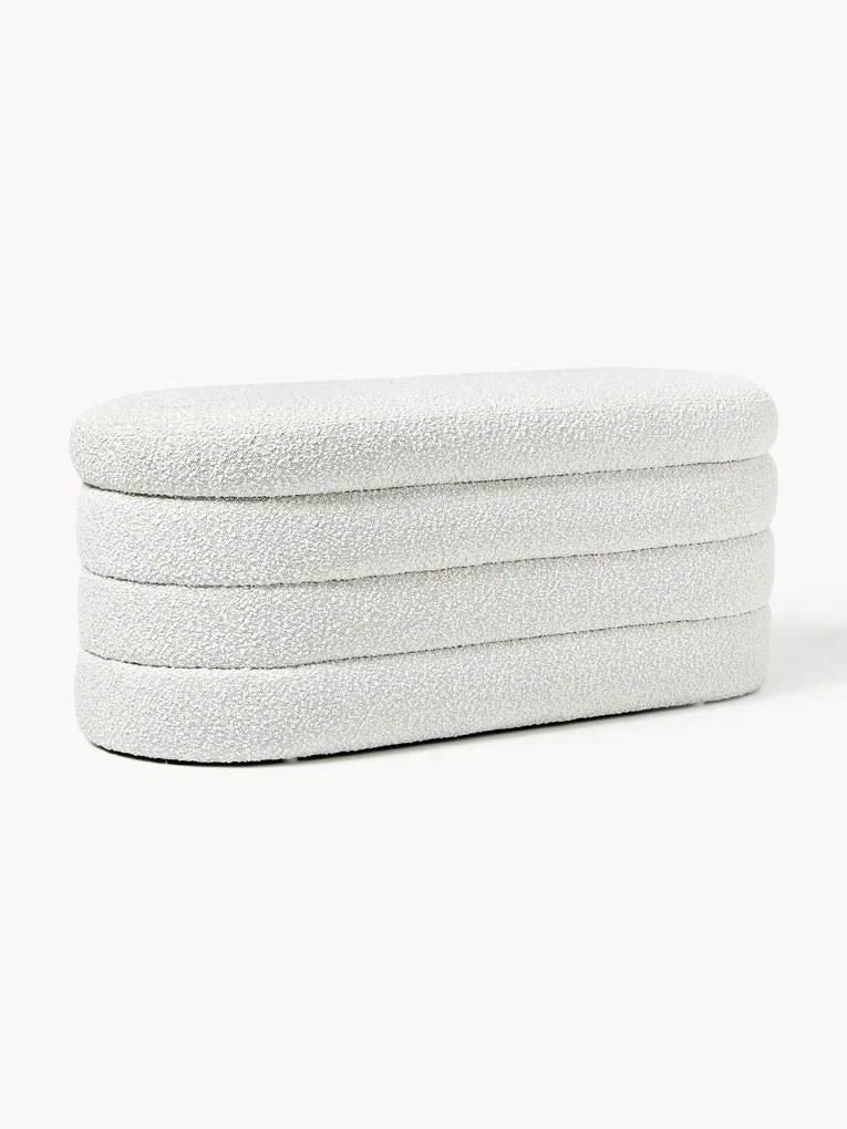 Bouclé bank Alto met opbergruimte | BIANO