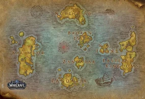 Poster World Of Warcraft - Map | BIANO